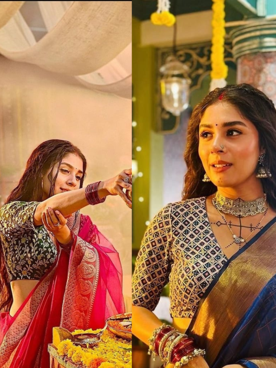 15 looks from Imlie fame Adrija Roy to try this festive season | Times ...