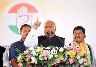 Before PM Modi comes campaigning, he sends ED, Income Tax and CBI: Congress chief Mallikarjun ...