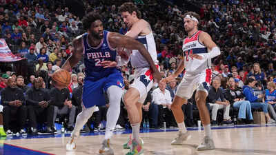 NBA: Washington Wizards struggle to contain Joel Embiid as Philadelphia 76ers extend winning ...
