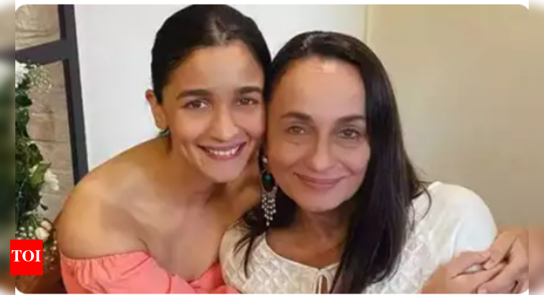 Soni Razdan turns into retro queen for granddaughter Raha's first ...