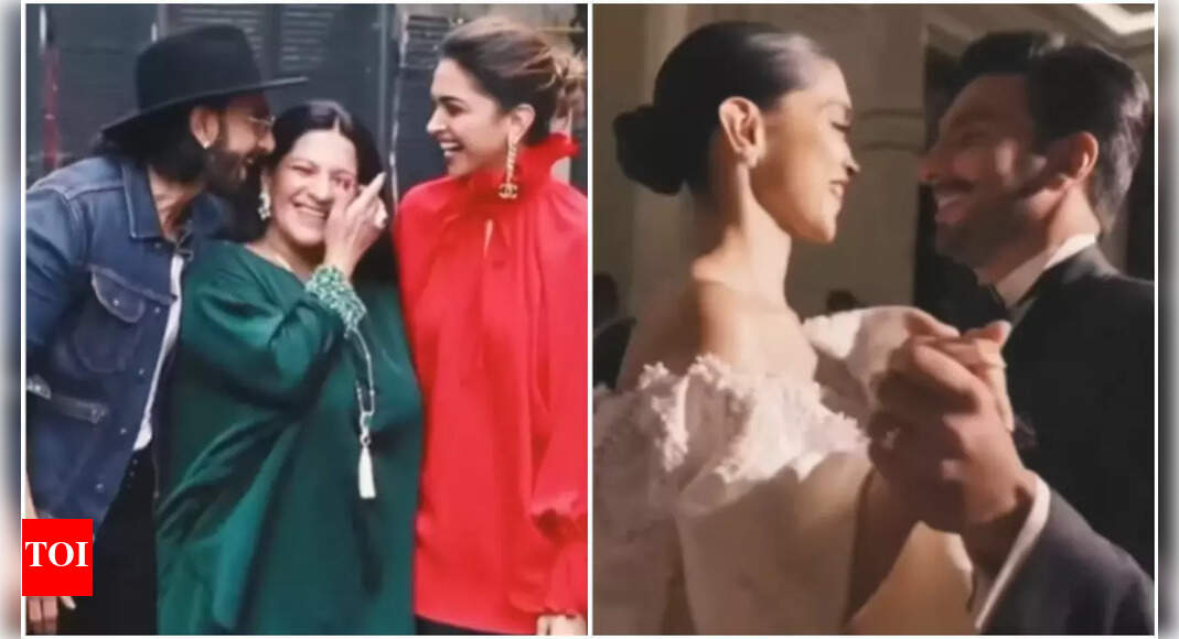 Deepika Padukone shares adorable moments with Ranveer Singh and her ...
