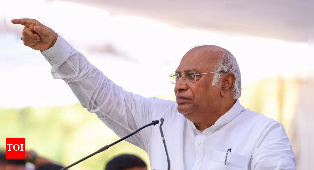 Modi, Chouhan, ED, CBI, IT dept are 'panch Pandav': Kharge | India News ...