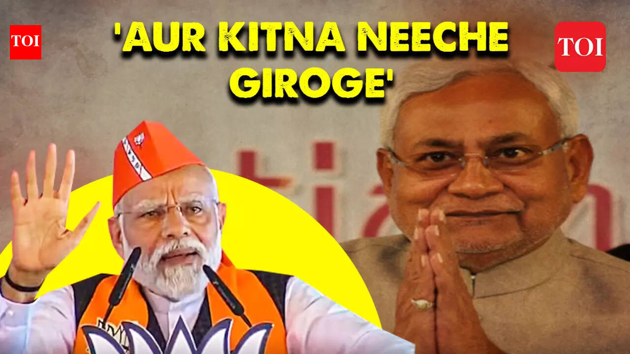 'Kitna Neeche Giroge', says PM Modi in attack at Nitish Kumar at Madhya ...