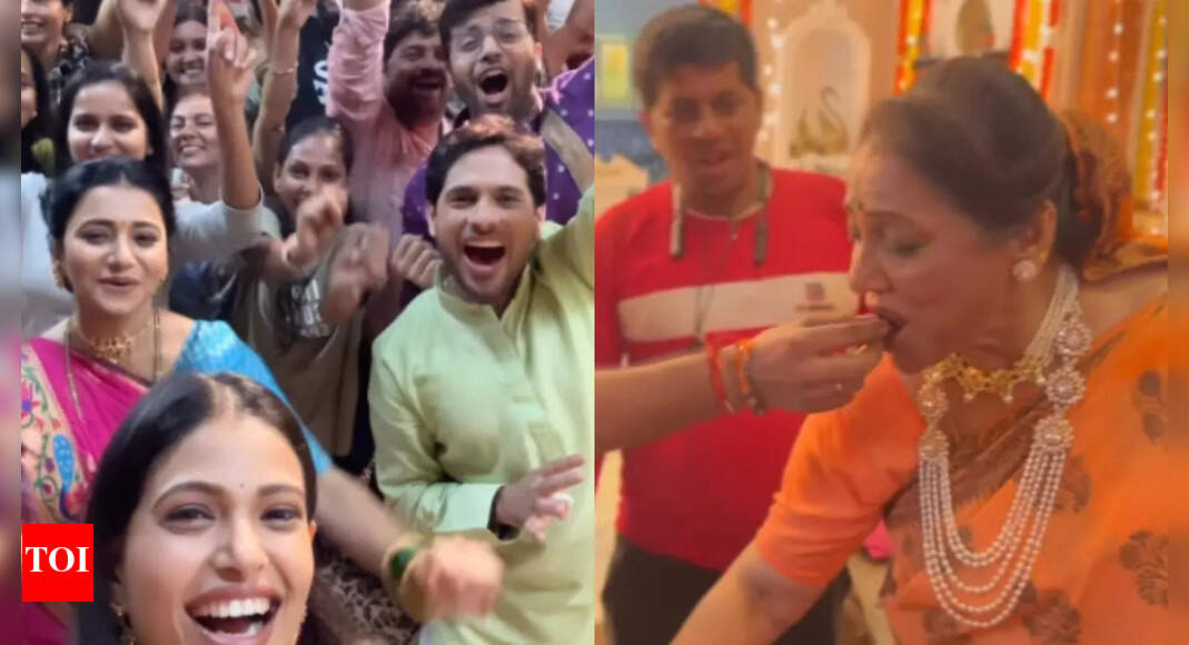 Tharla Tar Mag completes 300 episodes, Amit Bhanushali and Jui Gadkari ...