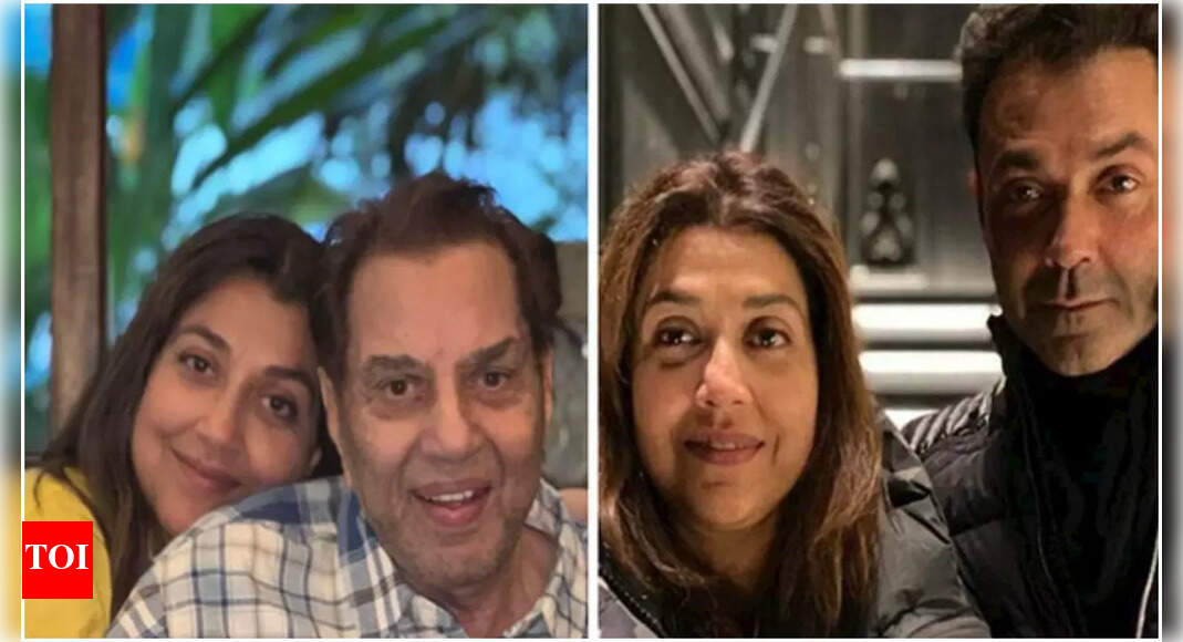 Bobby Deol shares a rare pic of sister Ajeeta Deol with father ...