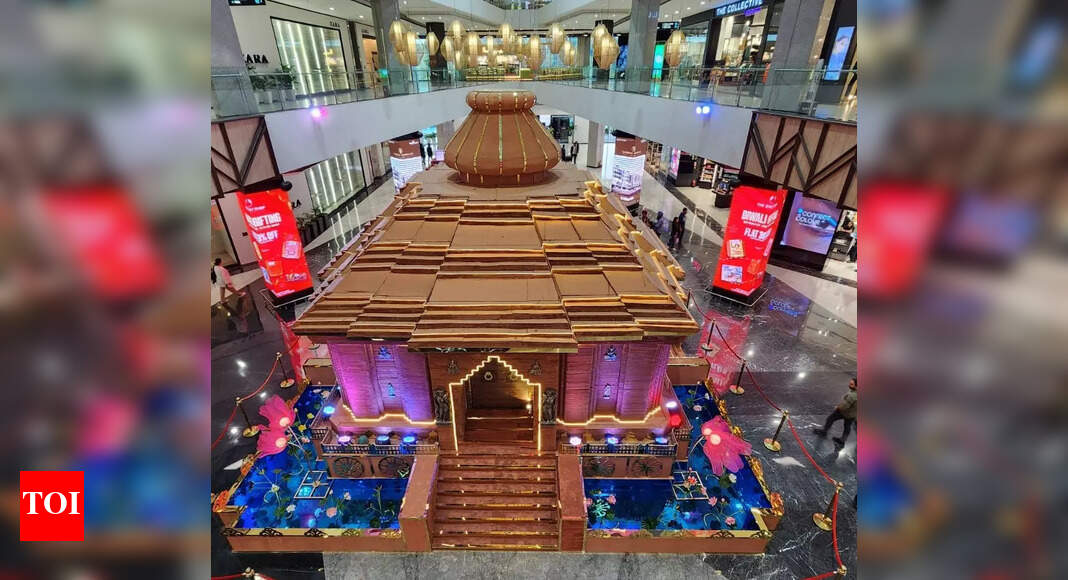 Mall creates Diwali décor from recyclable corrugated cardboard | Events ...