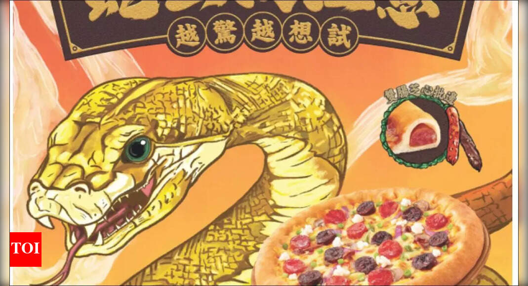Will you try eating snake pizza? A new dish in Hong Kong - Times of India
