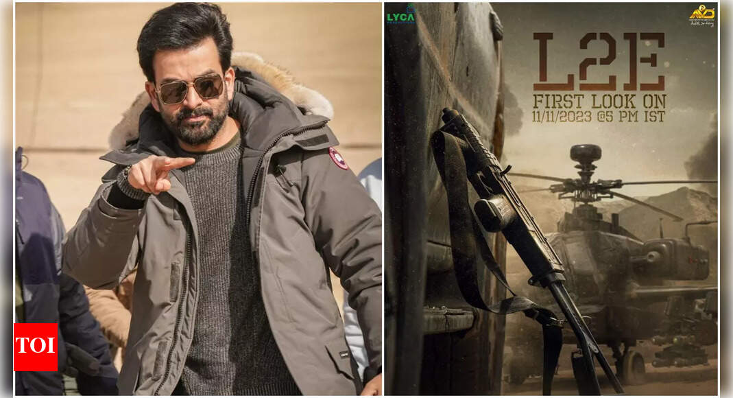 First look poster of Prithviraj Sukumaran’s ‘L2E - Empuraan’ starring ...
