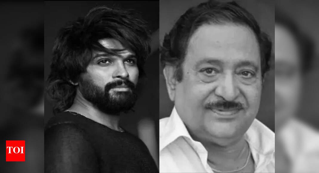 Allu Arjun mourns demise of Telugu actor Chandra Mohan | Telugu Movie ...