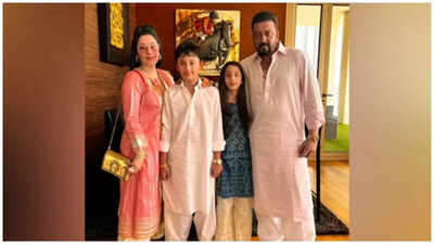 Sanjay Dutt posts fam-jam picture with Diwali wish | Hindi Movie News ...