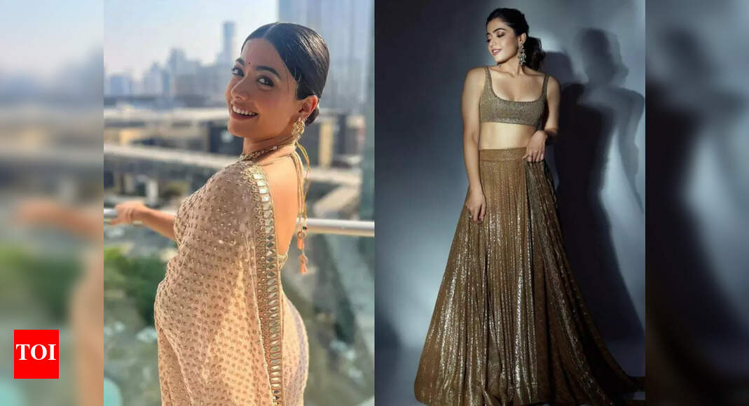 5 stunning looks of 'Golden Girl' Rashmika Mandanna - Times of India