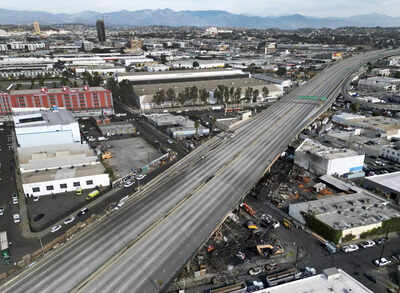 Arson likely caused fire that damaged vital artery of Los Angeles ...