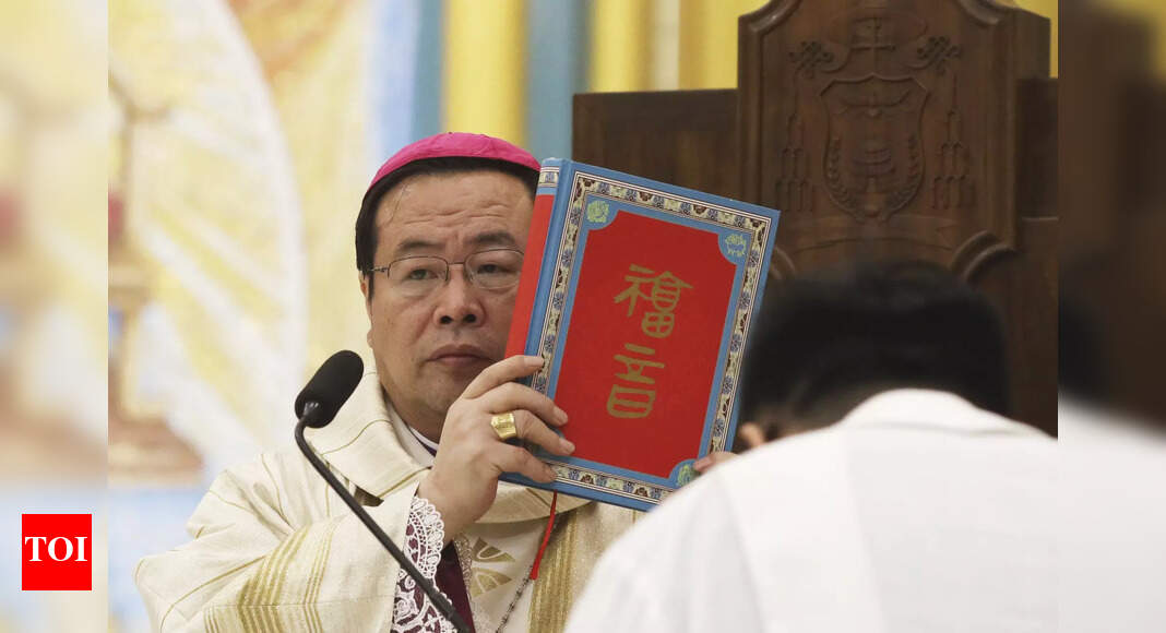 Head of China's state-backed Catholic church begins historic trip to ...