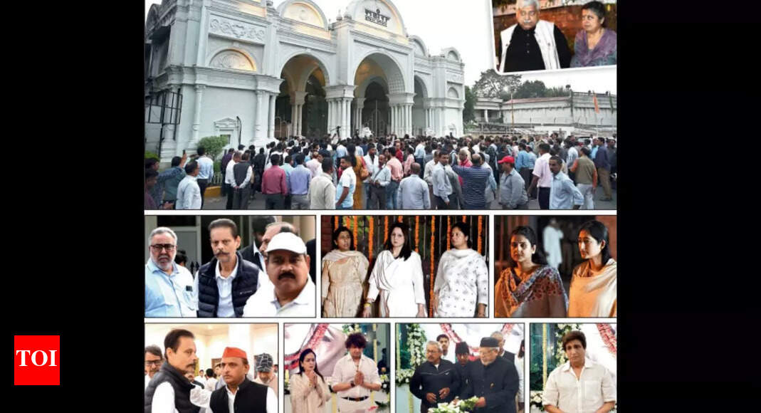 People, employees throng Lucknow airport, Sahara Shaher to pay last ...