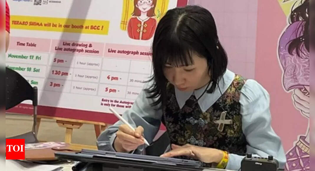 Terako Shima illustrates characters from 'India Calling Me Now Manga ...