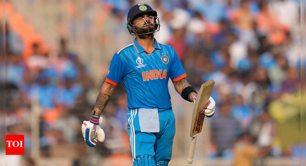 Indian batters fall 21 runs short of an all-time World Cup record ...