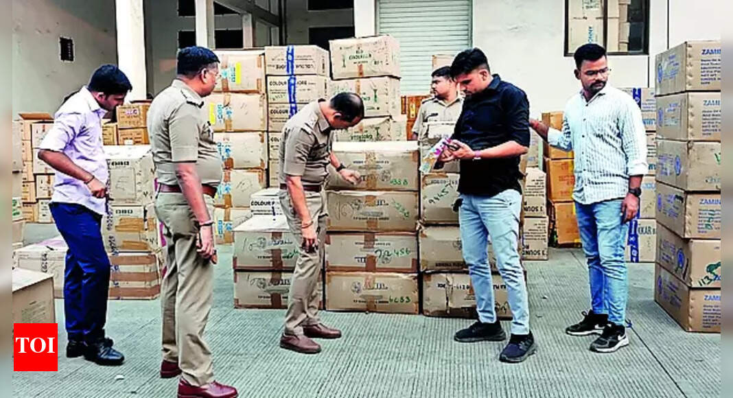 Firecrackers: Firecrackers worth ₹3 crore seized from Kadodara | Surat ...