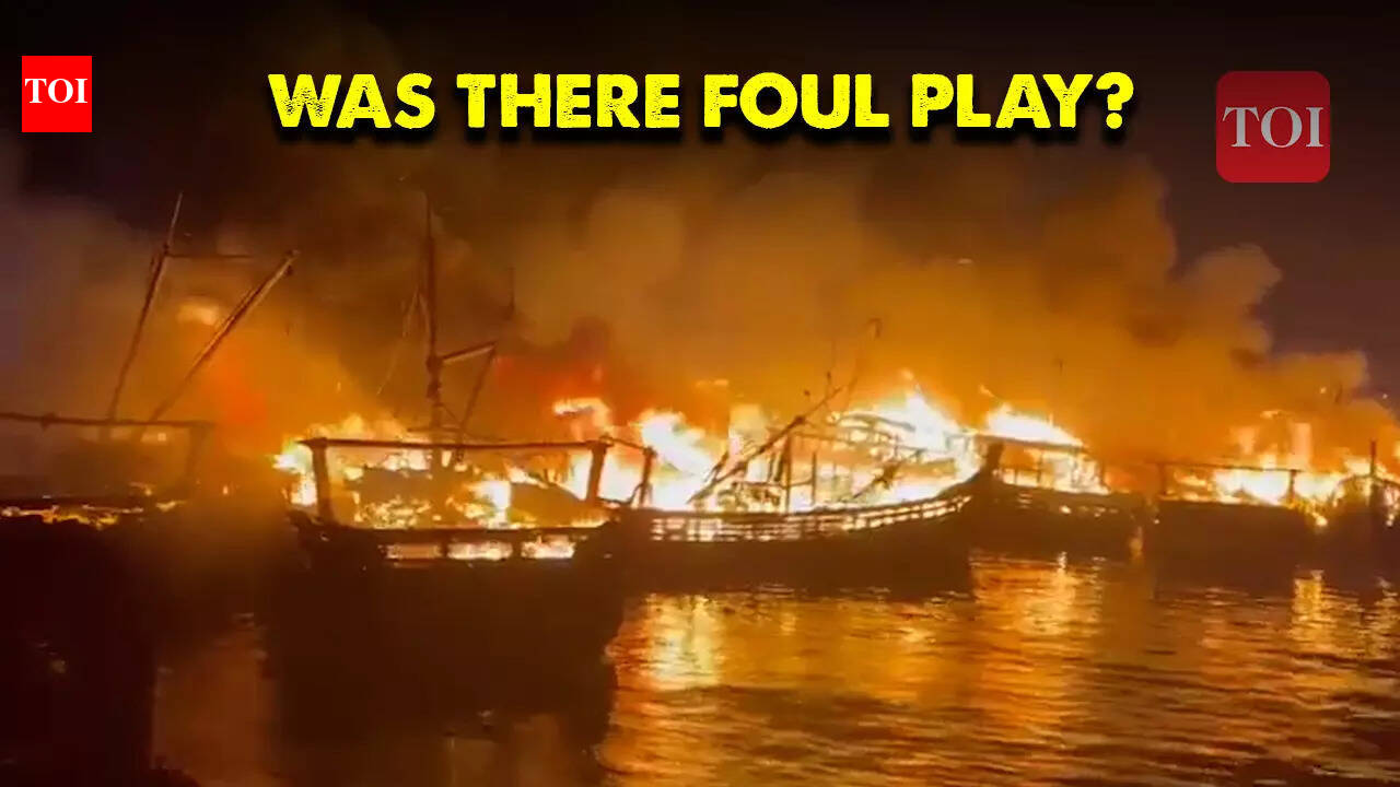 Andhra Pradesh: Visakhapatnam fire: Fishermen suspect foul play in ...