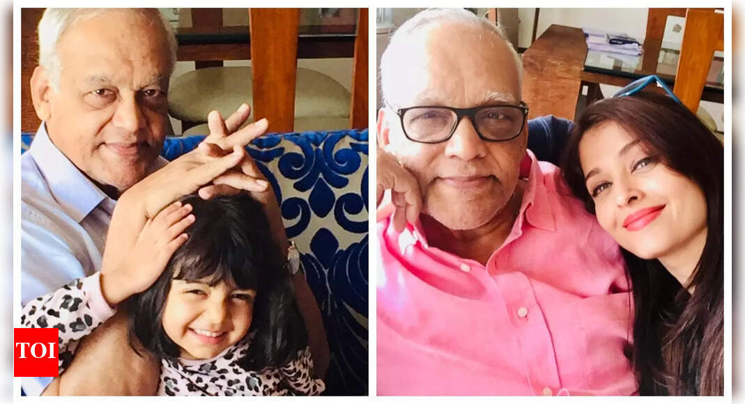 Aishwarya Rai shares throwback photos of dad Krishnaraj Rai with ...