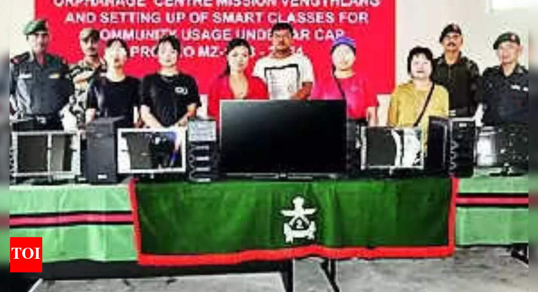 Assam Rifles helps Aizawl orphanage in building 'smart class' | Guwahati News - Times of India