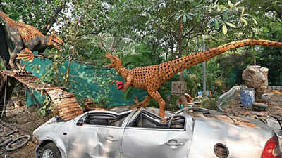 DinoSoars! Jurassic-like experience at this park in Delhi's Sarai Kale ...