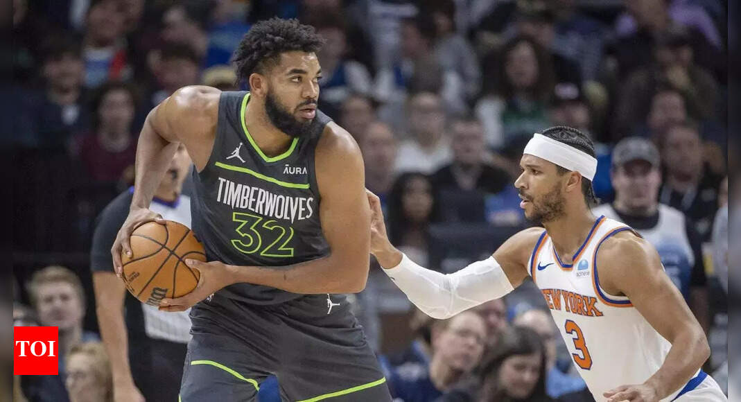 Anthony Edwards, Minnesota Timberwolves ease past New York Knicks | NBA ...
