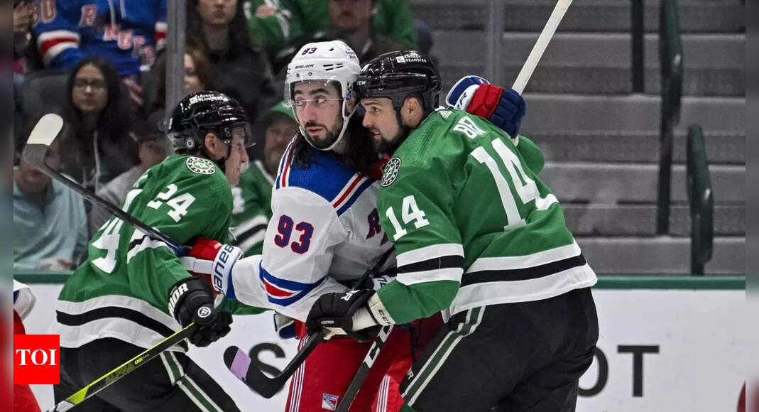 Dallas Stars end New York Rangers' 11-game points streak with 6-3 win ...