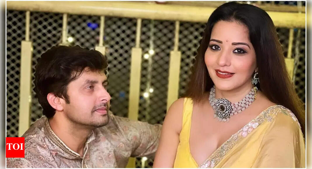 Vikrant Singh shares an adorable photo with Monalisa on her birthday | Bhojpuri Movie News ...