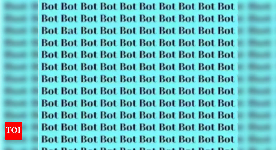 Find 'Bat' in the 'Bot' crowd in 6 seconds: the spelling is easy, just ...