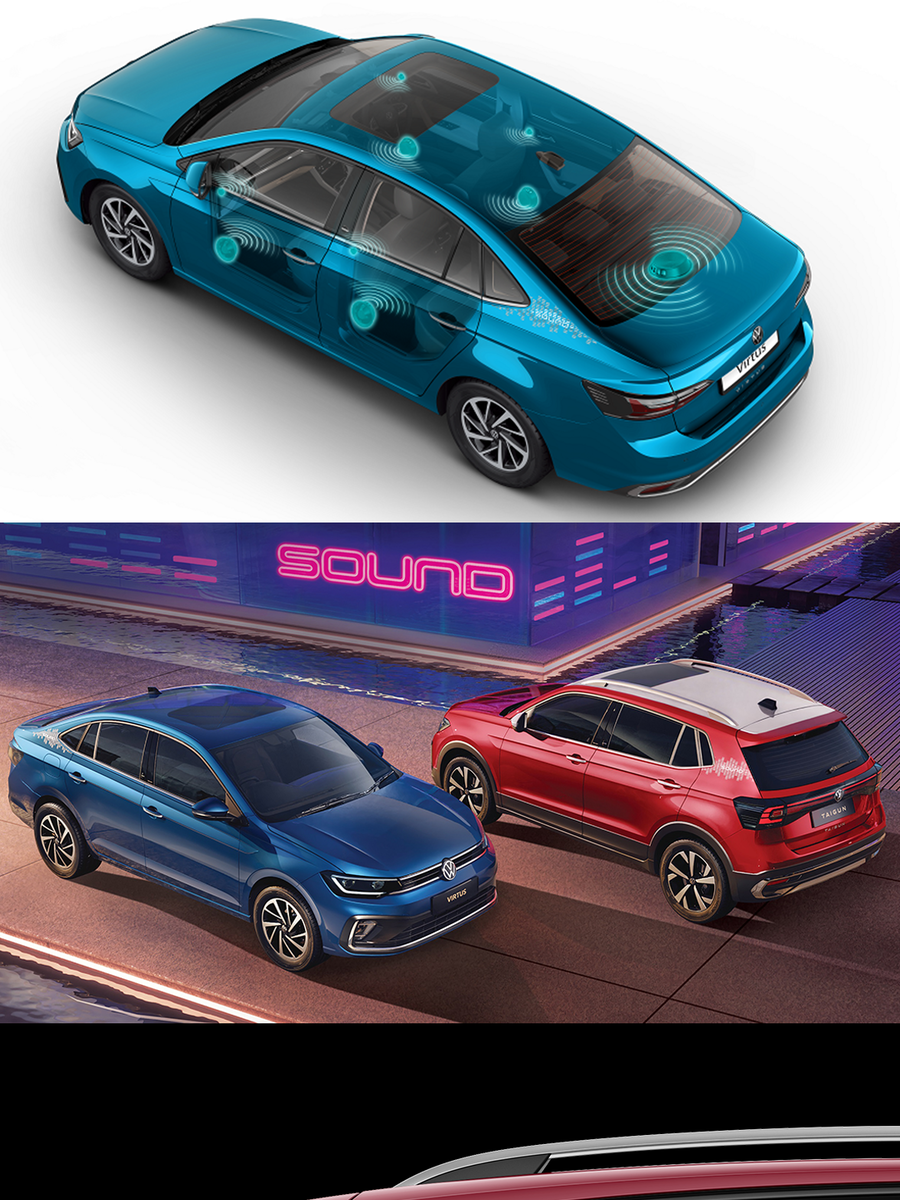 New Volkswagen Taigun, Virtus Sound Edition: What's New?, Volkswagen ...