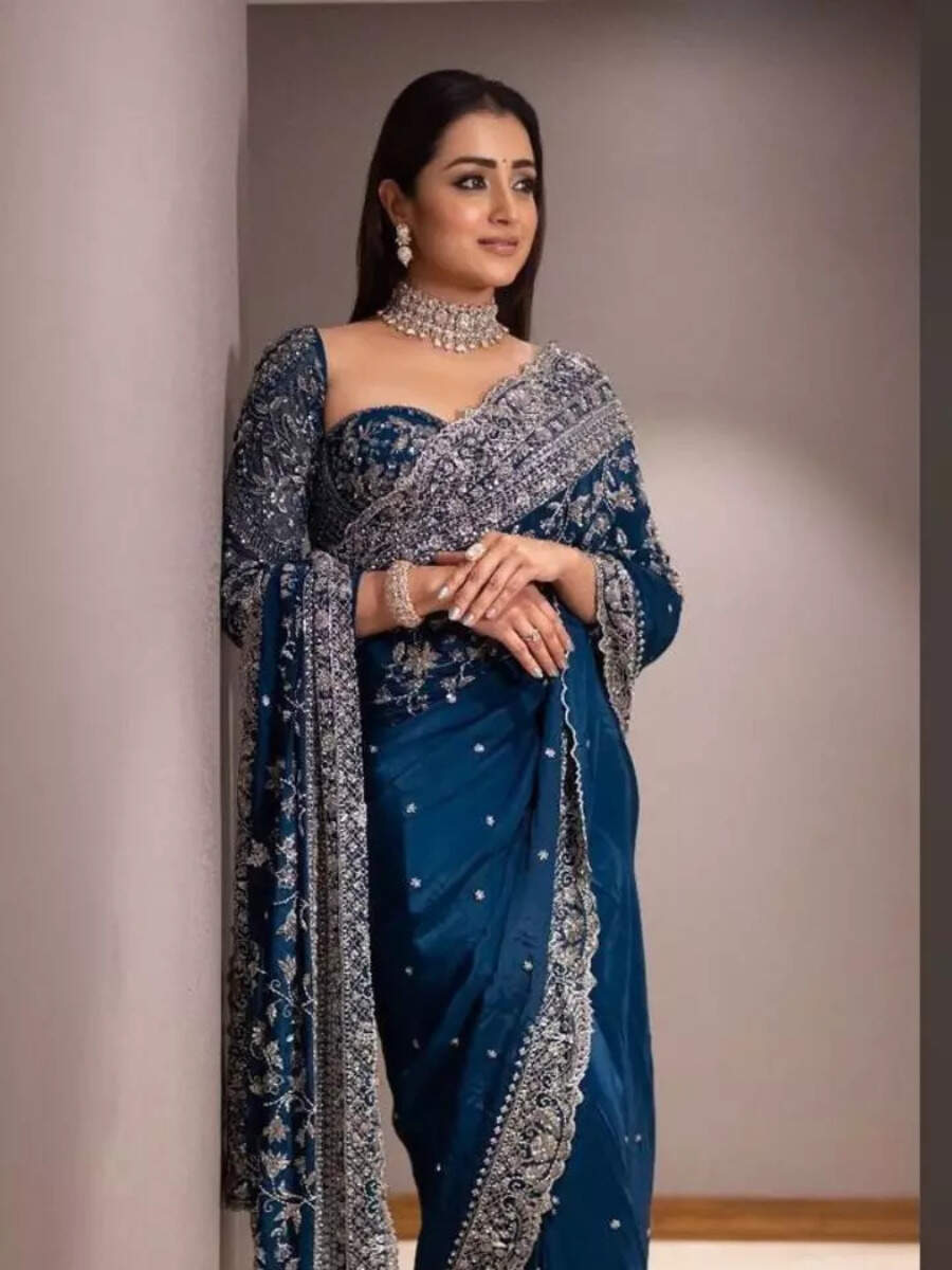 Trisha Krishnan's Saree Blouse Designs For Wedding Season | Zoom TV