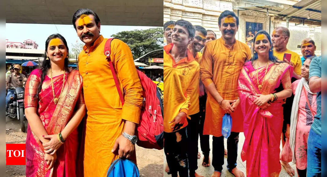 Sumeet Pusavale visits Balumama's temple in Admapur with wife Monica as ...