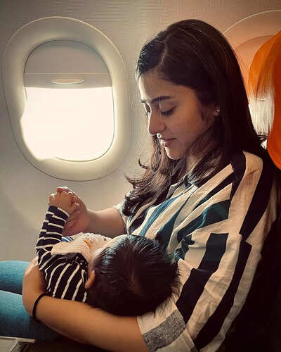 New parents Ridhima Ghosh and Gaurav Chakrabarty go for their first ...