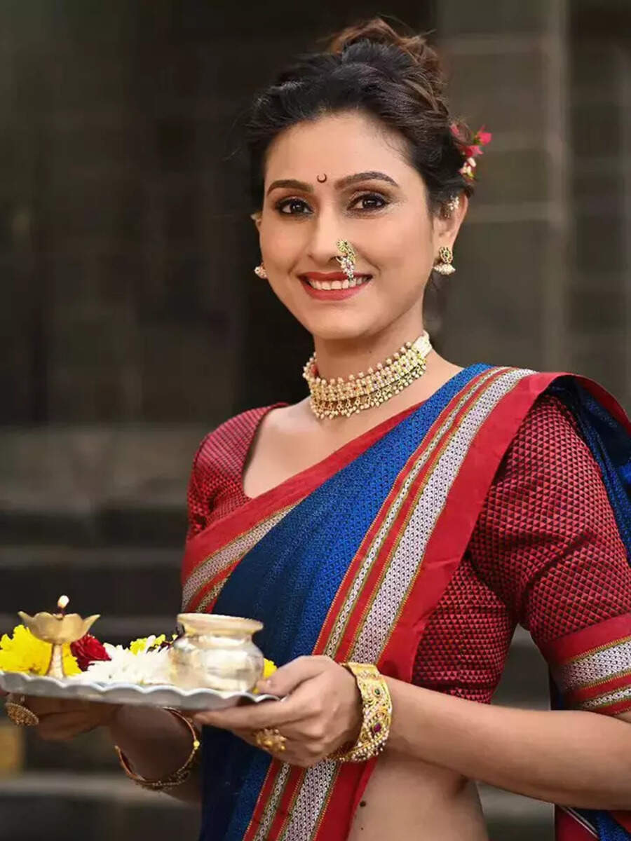 Reshma Shinde mesmerises in a stunning array of traditional sarees ...