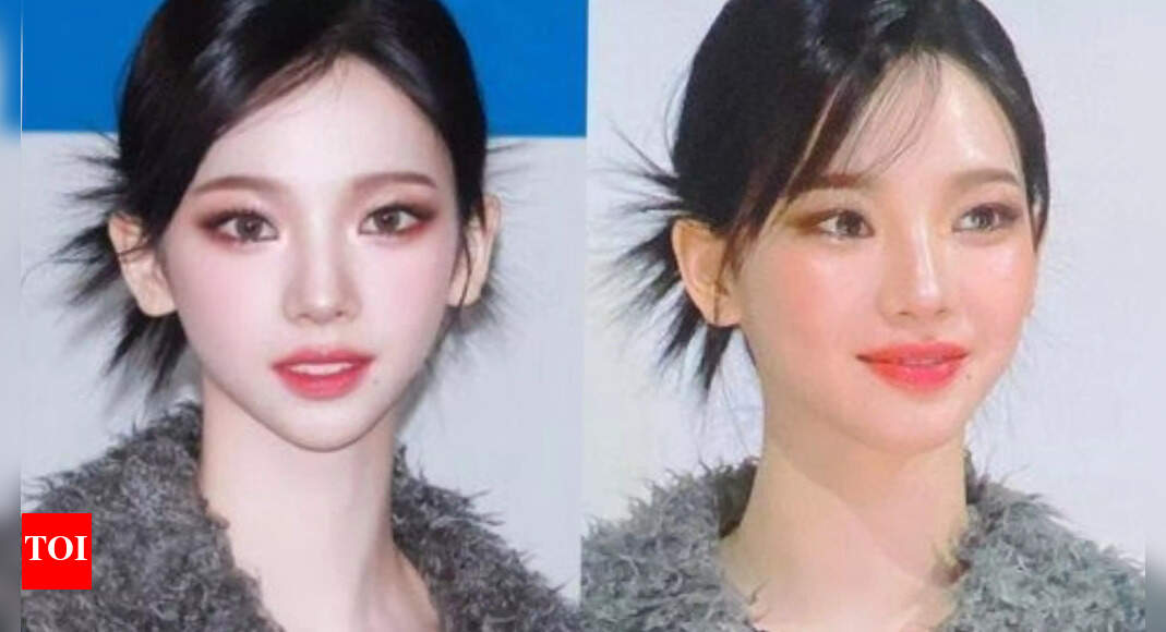 aespa's Karina's over-edited fan site photos spark intense debate upon ...