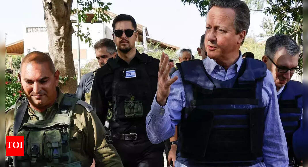 Cameron: UK's David Cameron meets Benjamin Netanyahu, visits southern ...