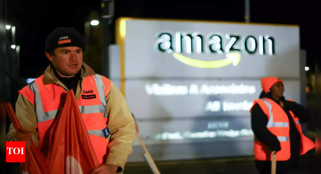 Warehouse: Amazon protests in Europe target warehouses, lockers on busy ...
