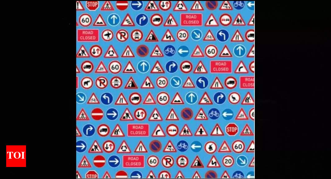 Optical Illusion: You are a genius if you can spot the fake road signs ...