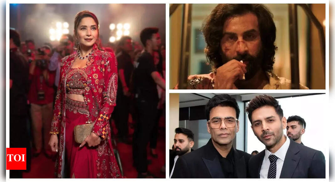 Ranbir Kapoor starrer 'Animal' trailer, Madhuri Dixit honoured at IFFI 2023, Karan Johar and ...