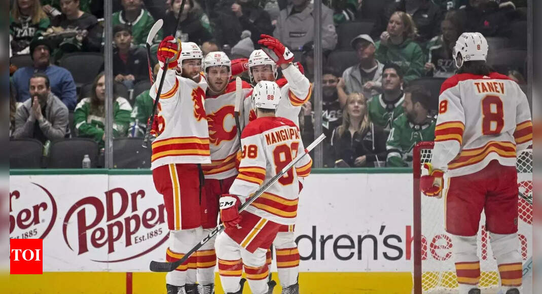 Calgary Flames rally with explosive third period to defeat Dallas Stars ...