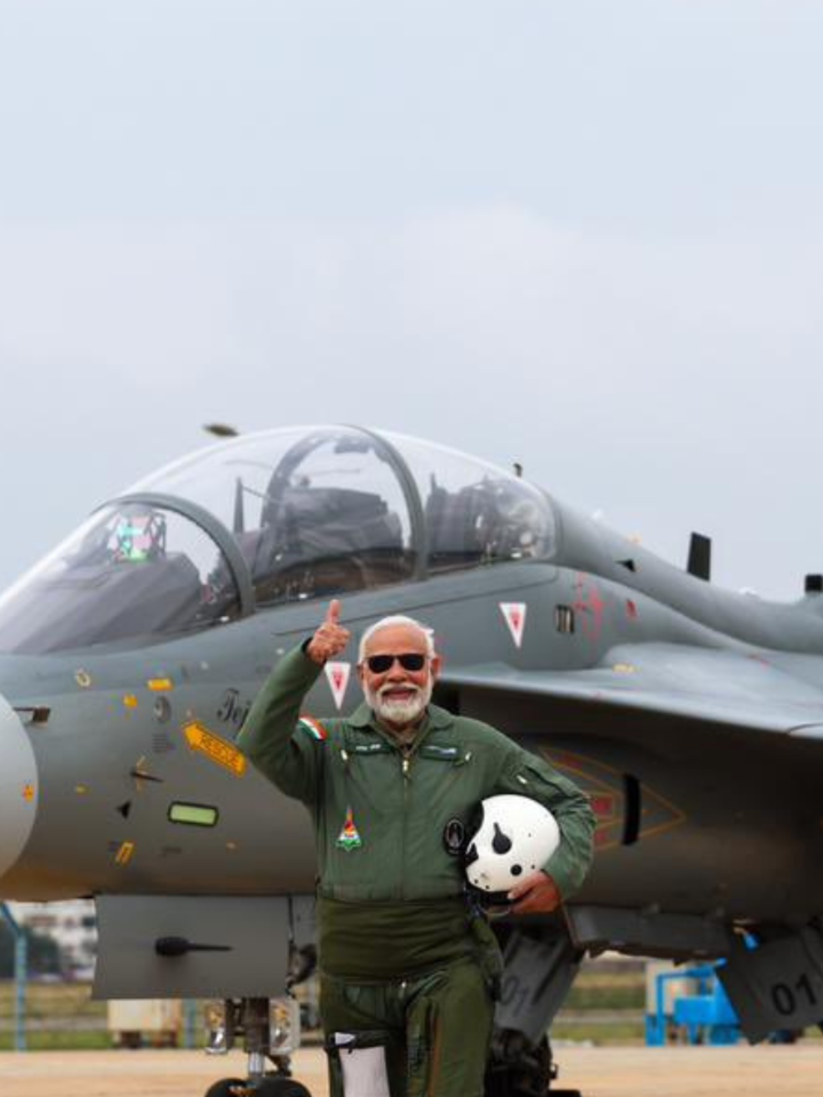 Photos | PM Modi Takes Sortie On Tejas | Times Now