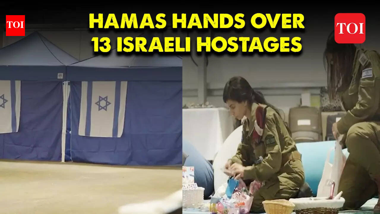 Israel-Hamas update: Hamas hands over 13 Israeli captives to Red Cross