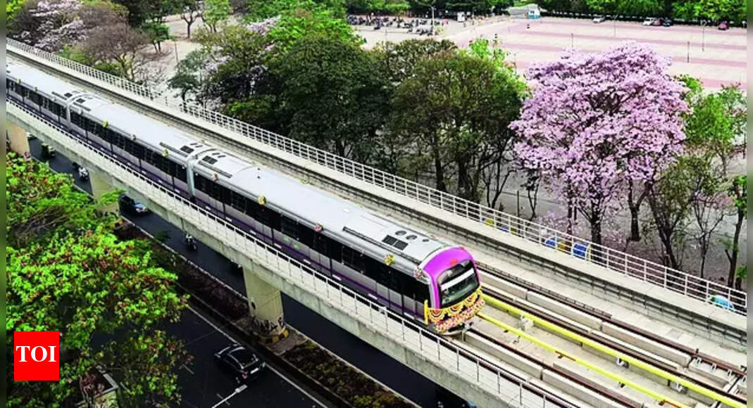 BMRCL: BMRCL Landwork for Metro Phase 3 in Bengaluru | Bengaluru News ...