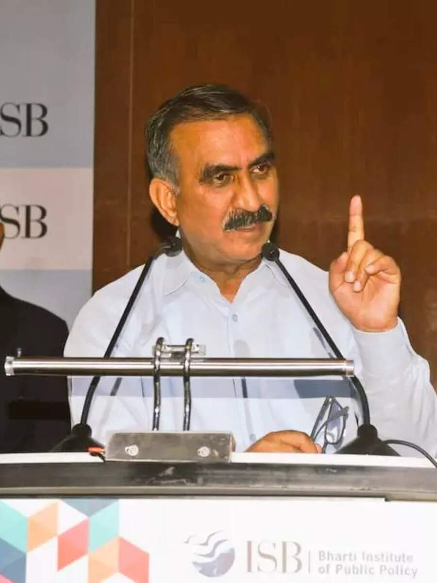 HP Chief Minister Sukhvinder Singh Sukhu | Times Now
