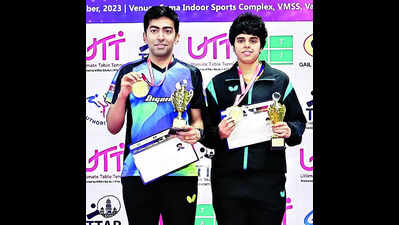 Harmeet Desai: Harmeet Desai and Archana Kamath Win Titles in UTT Table Tennis Championships ...