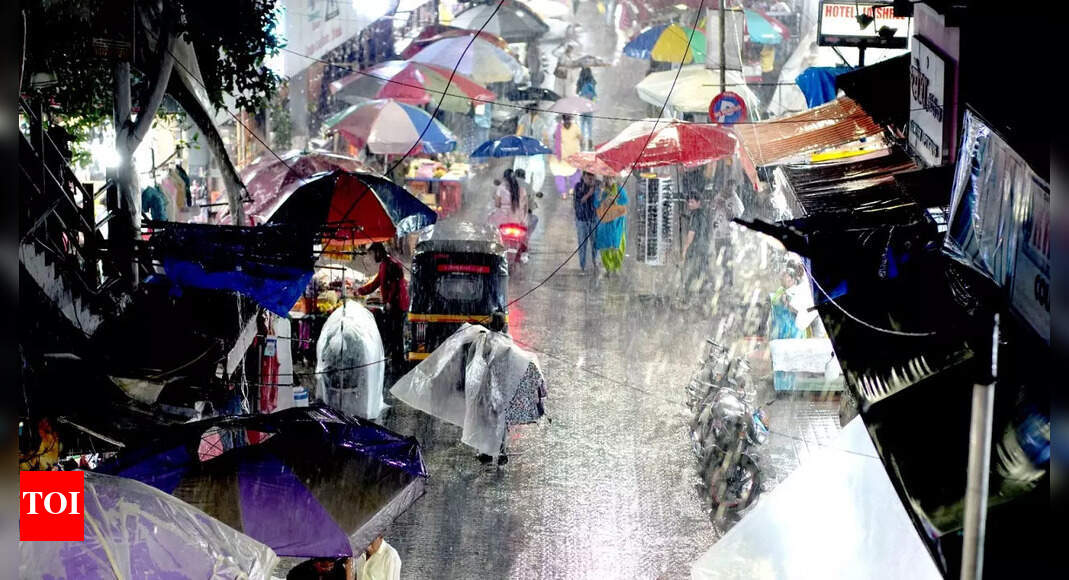 Mumbai, adjoining areas receive light rain | Mumbai News - Times of India
