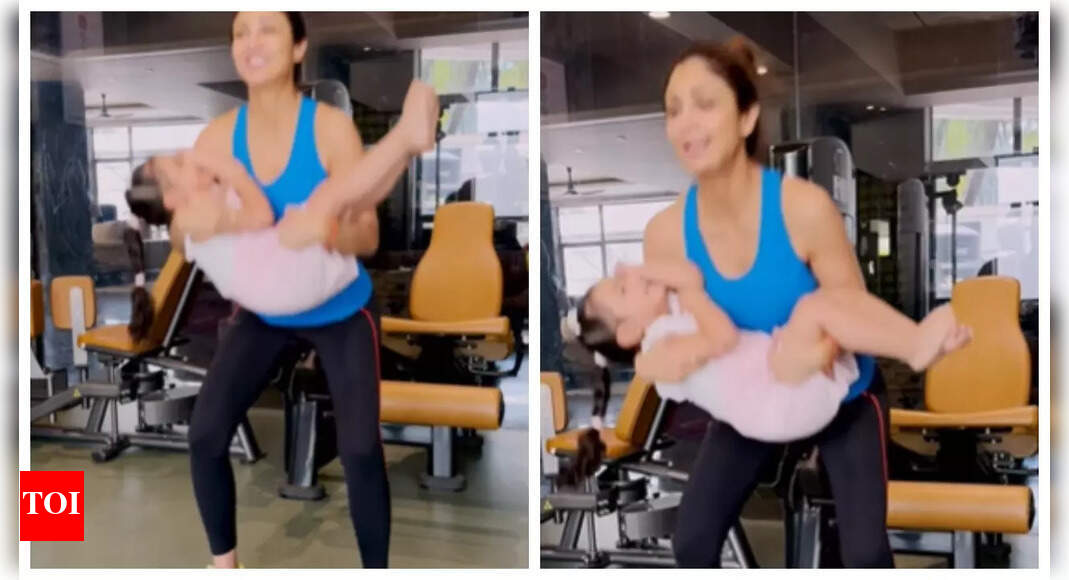 Shilpa Shetty's latest work-out video with daughter Samisha is the ...