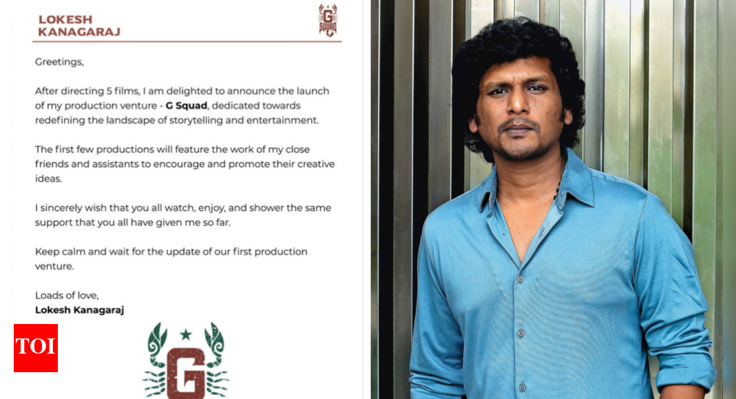 Director Lokesh Kanagaraj launches his own production company - G Squad ...