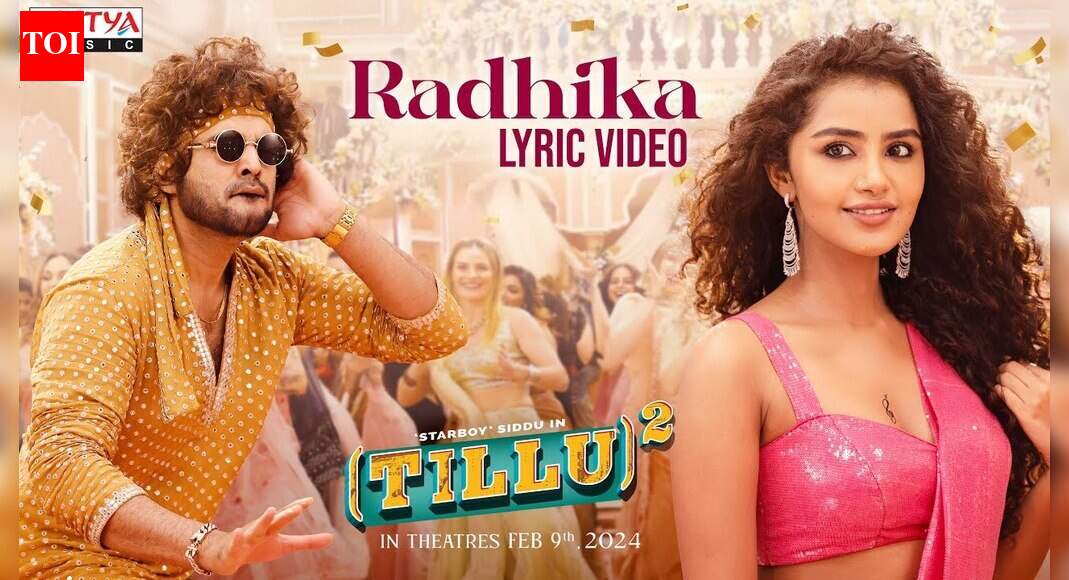 Tillu Square | Song - Radhika (Lyrical)