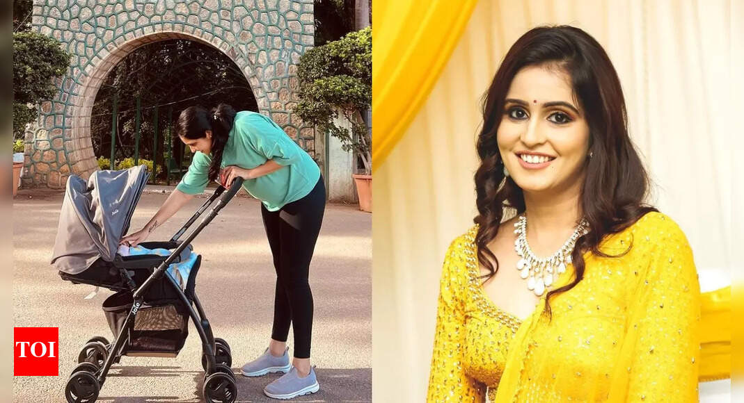 Ashitha Chandrappa shares heartfelt moment as new mom; expresses joy on ...